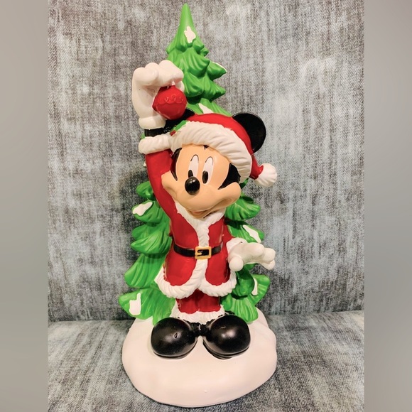 Disney | Holiday | New Disney Mickey Mouse Christmas Tree Santa Decor ...